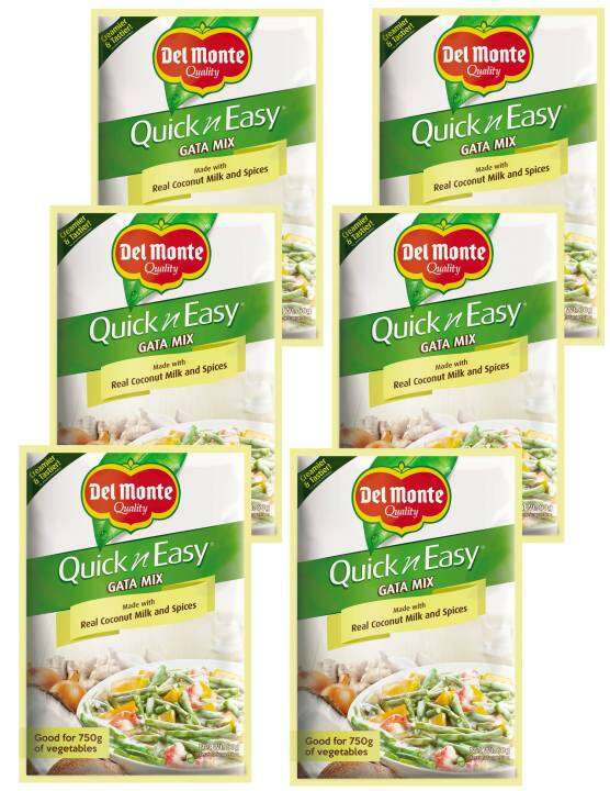 Del Monte Quick n Easy Gata Mix 60g - Pack of 6 | Lazada PH