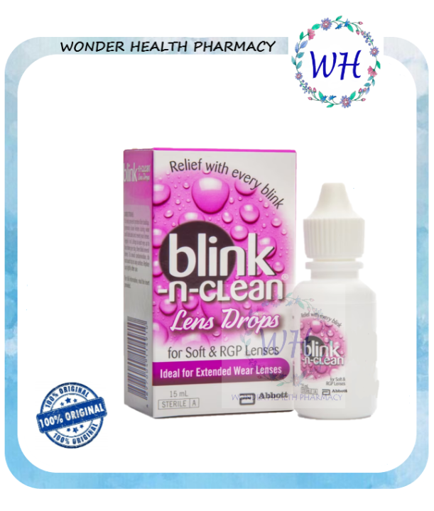 BLINK N CLEAN LENS DROPS 15ML | Lazada