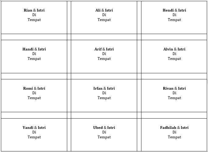 Print Cetak Label Nama Undangan Polos dan Motif Murah - Stiker Label No ...