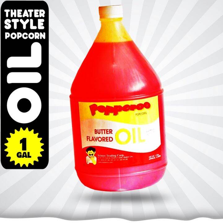 POPPEROO Theater style Popcorn Oil (1 Gallon) | Lazada PH