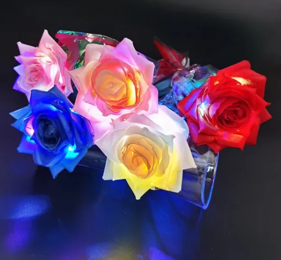 VC LED Beautiful Artificial Glowing Roses Flower Lights | Lazada PH