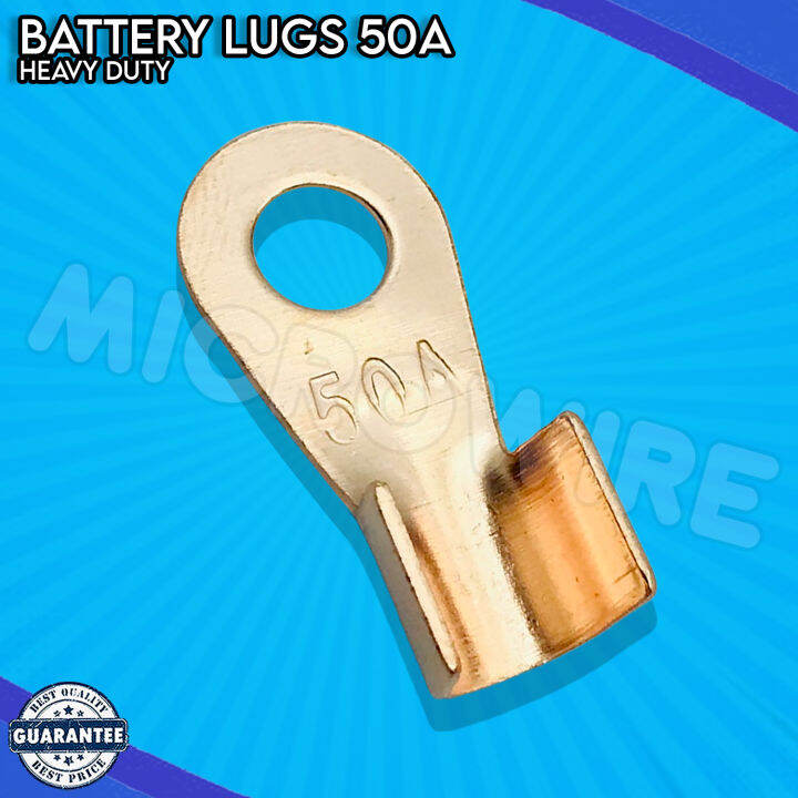 Heavy Duty Pure Copper Battery Terminal Lug 50A ( Per Piece ) | Lazada PH