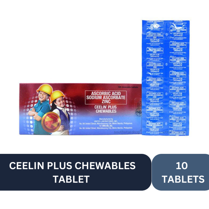 Ceelin Plus Chewables Tablet 10 pieces | Lazada PH