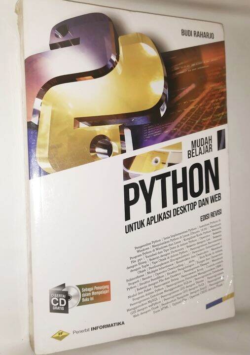 Belajar mudah python untuk aplikasi desktop dan web.buku original ...