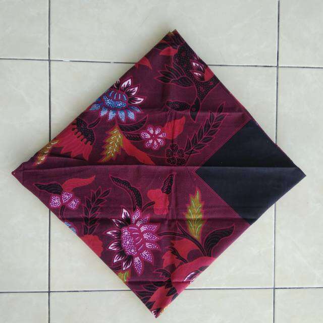 MURAH SLAYER KAIN BATIK MADURA MODEL SEGI EMPAT UKURAN 1 METER/ IKAT ...