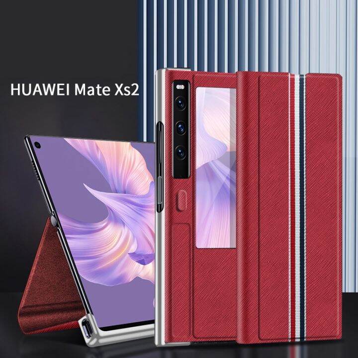 เคสหนัง ฝาพับแม่เหล็ก พร้อมขาตั้ง สําหรับ Huawei Mate XS2 5G Mate XS 2 | Lazada.co.th
