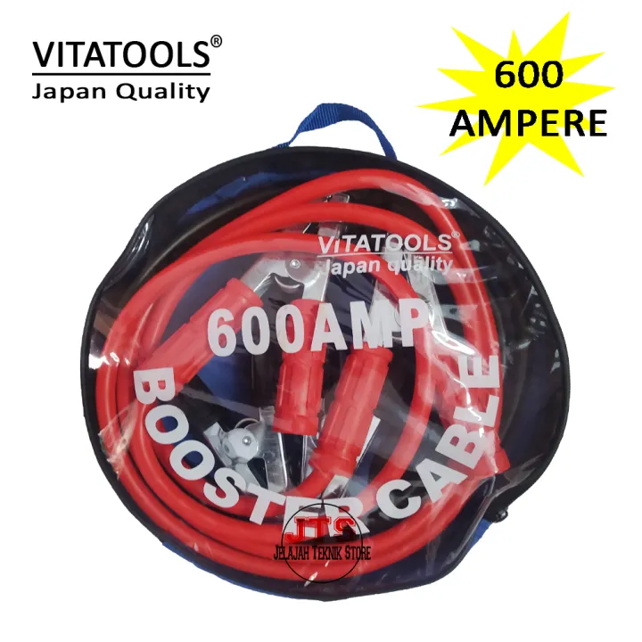 VITATOOLS Jumper Accu 400A Varian 600A Booster Cable Jemper Aki Kabel Penyambung Penghubung Aki ...