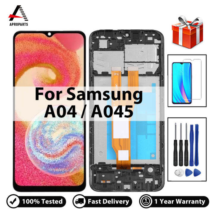 หน้าจอ สำหรับ Samsung Galaxy A04 A045 SM-A045F/DS LCD พร้อมการเปลี่ยน ...