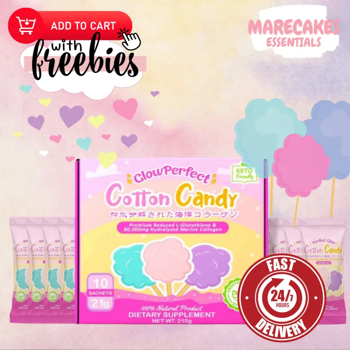 Cotton Candy | Primo Affogato by Glow Perfect w/ freebies!!! | Lazada PH