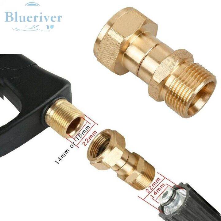 Swivel Joint Copper Pressure Washer Attachment Part Tool Connector Hose ...
