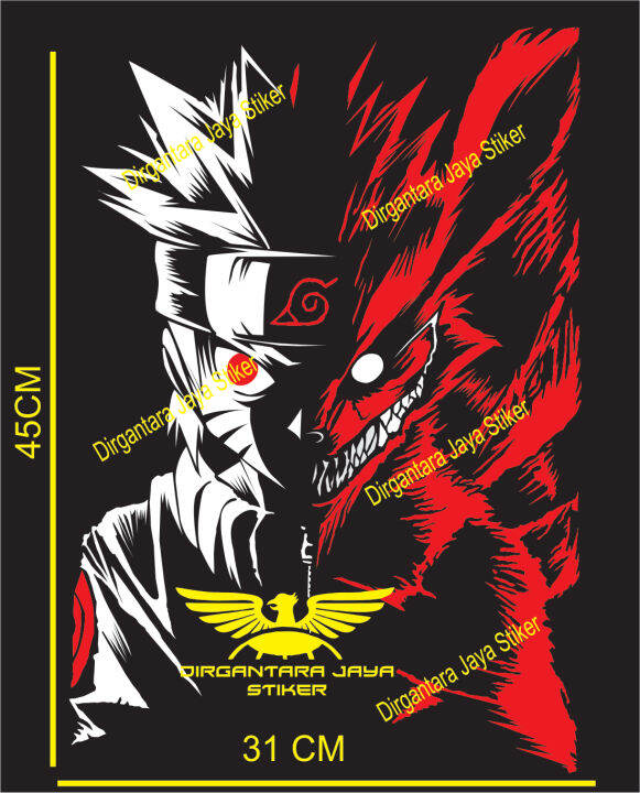 STIKER NARUTO STICKER KARTUN NARUTO STICKER MOBIL NARUTO STIKER KACA ...