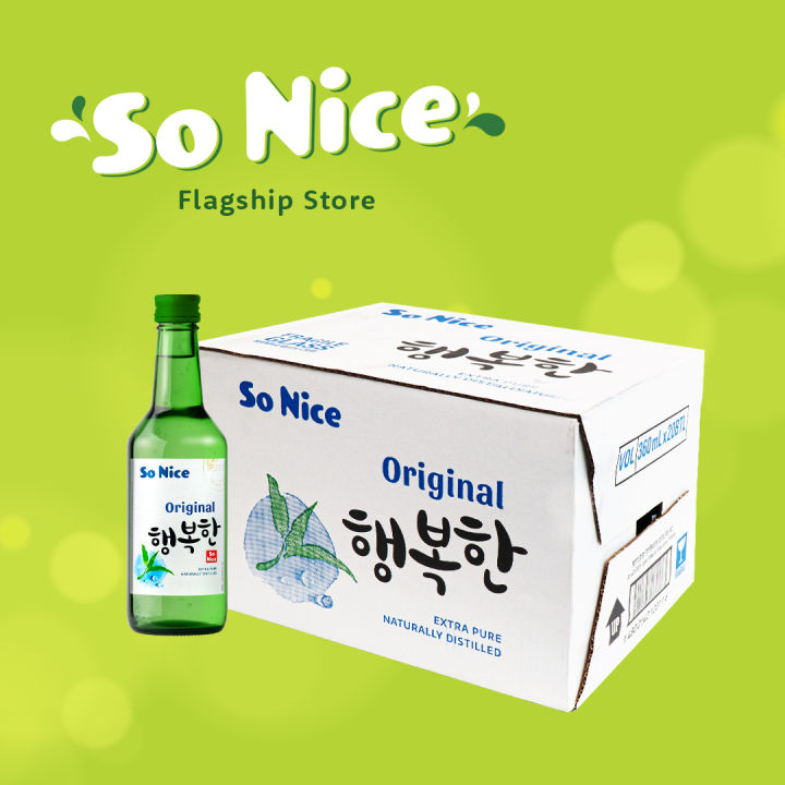 So Nice Original Soju 360ml Case of 20 | Lazada PH
