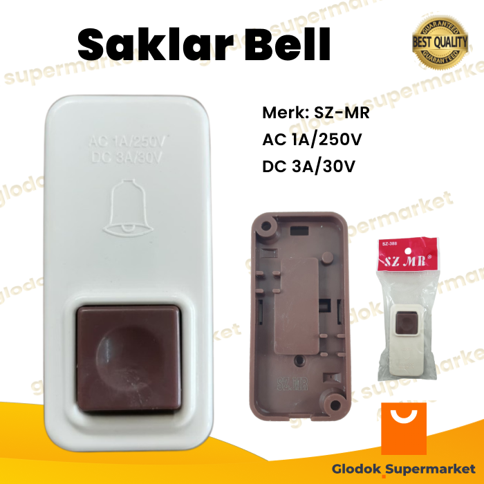 Knop Saklar Bel Push On Bell Pintu Sekolah Kantor Rumah | Lazada Indonesia