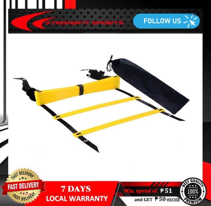 Strongfit Foldable agility ladder speed training equipment | Lazada PH