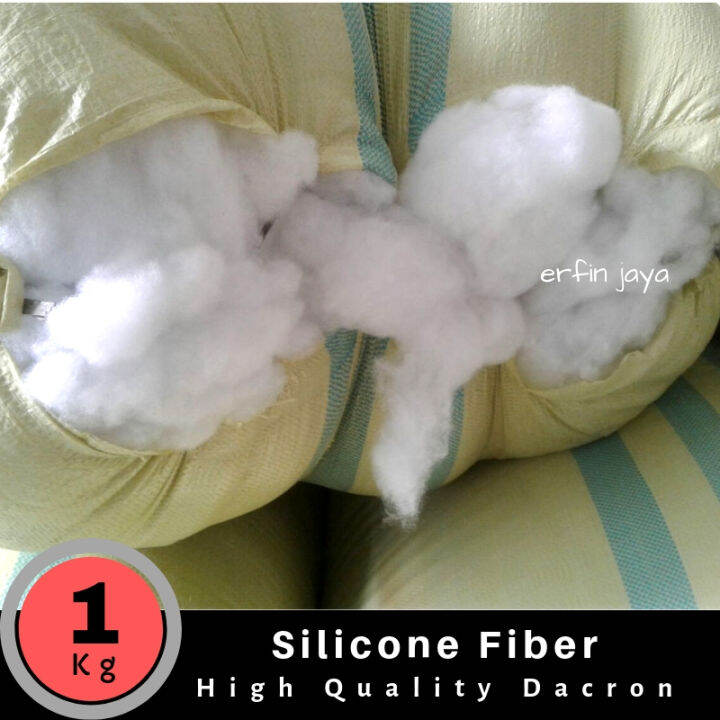 Dakron Kiloan Murah Grade A 1Kg ( Silicone Fibar )- Dacron Kiloan ...
