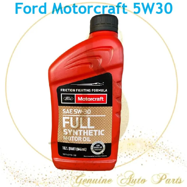 ( 100% ORIGINAL ) FORD Engine Oil Motorcraft FULLY Synthetic 5W30 SP ...