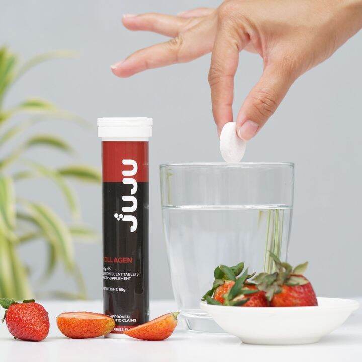 sfugah83al01 JUJU Collagen plus Vitamin C: Effervescent 15 Tablets ...