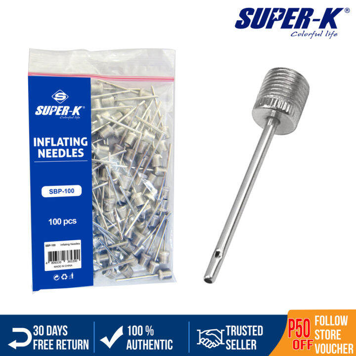 Super-K Inflating Metal Needles x 100 pcs | Lazada PH