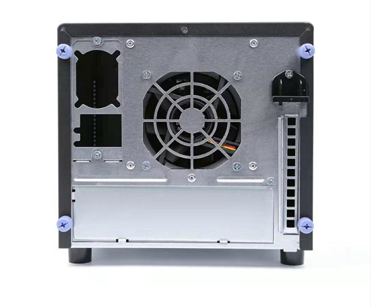 4-disk hot-swappable NAS chassis. Desktop ITX small motherboard home ...