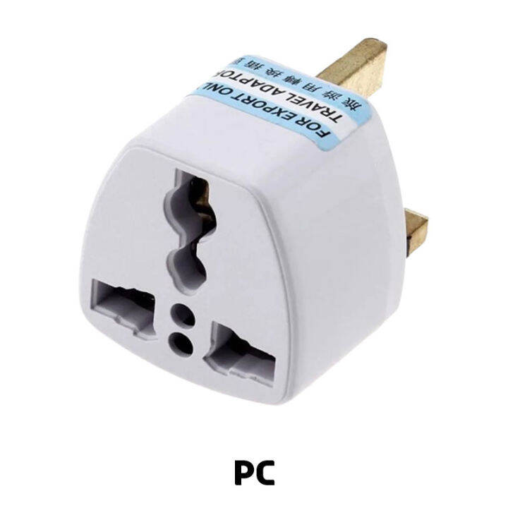 Euro European Converter EU 3 Pin Plug UK Travel Mains Power Adapter UK ...