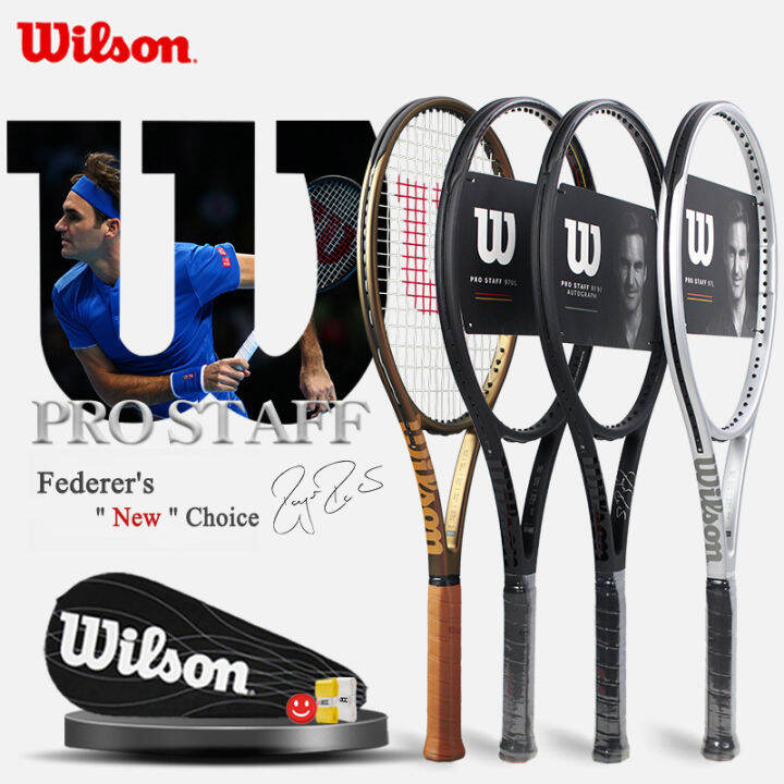 Wilson Tennis Racket Pro Staff RF97 Full Carbon Professional Training ...