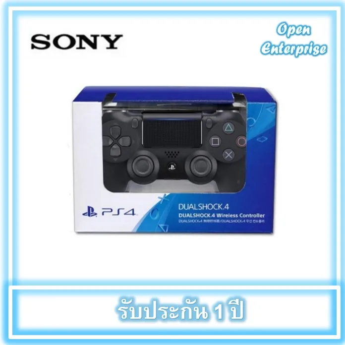 Sony DUALSHOCK 4 Wireless Controller : Jet Black จอย Ps4 สีดำ | Lazada ...