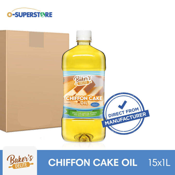 Baker's Delite Chiffon Cake Oil 1L x 15 - Case | Lazada PH