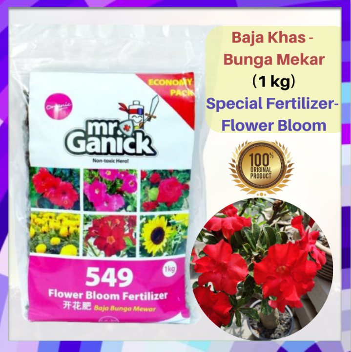 Baba Mr Ganick 549 Organic Flower Bloom Fertilizer (1KG) / Baja Khas ...