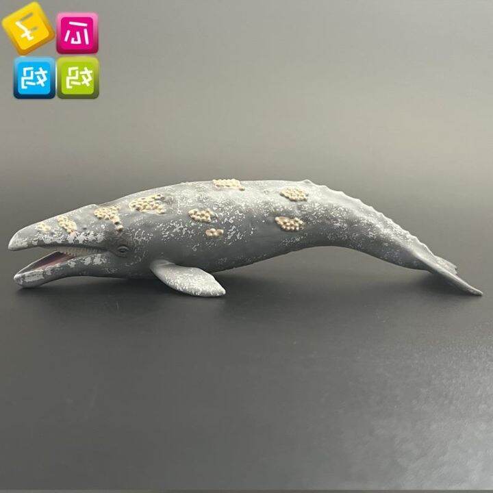 🦍 Genuine and exquisite model collecta I you gray whale simulation ocean animal static model ...