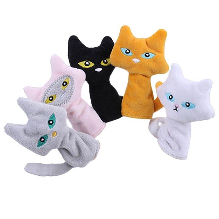 Finger Puppets Cute Cartoon Biological Animal Finger Puppet Plush Toys ...