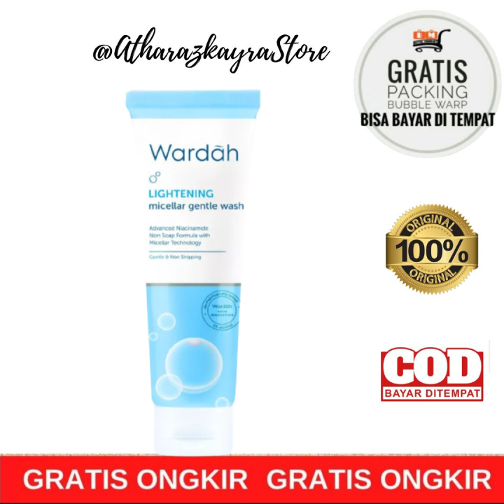 Wardah Lightening Micellar Gentle Wash 100 ml / Sabun Cuci Muka Wardah ...