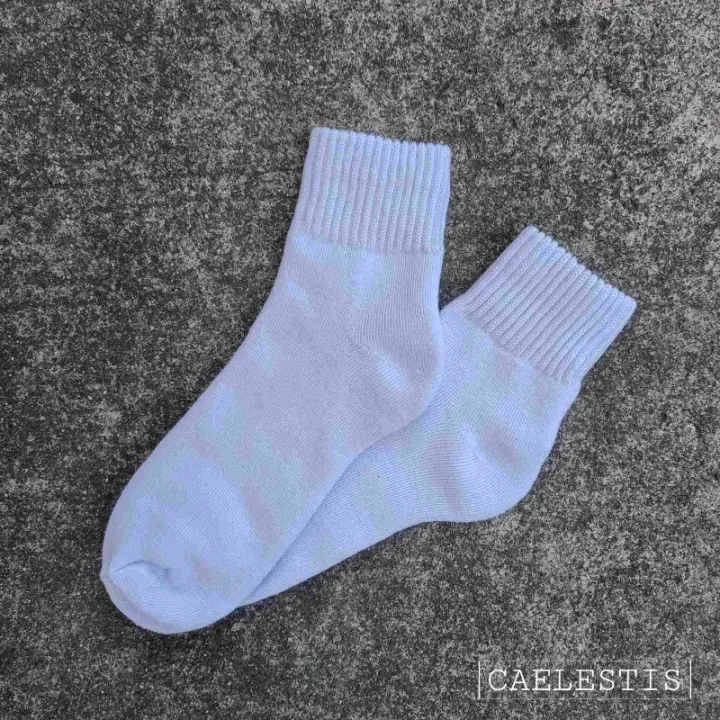 【Local】 Plain Crew Socks (THICK) | Lazada PH