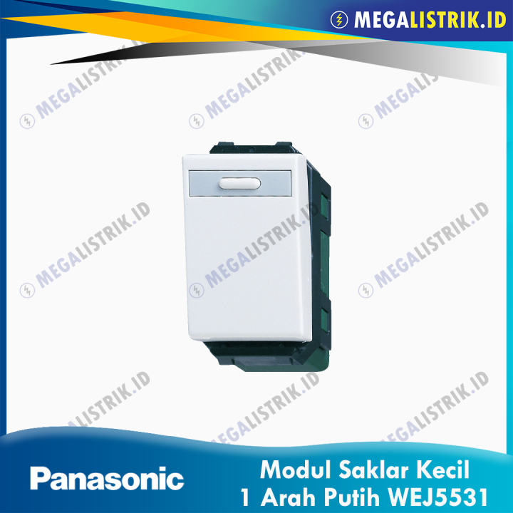 PANASONIC MODUL SAKLAR 1 ARAH PUTIH WEJ5531 / SAKELAR SWITCH WIDE ...