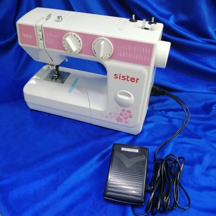 MACHINE/SISTER HOUSEHOLD PORTABLE MACHINE MODEL 989 (24 STITCHES ...