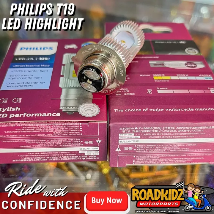 PHILIPS LED HEADLIGHT BULB T19/1LEG - battery operated | Lazada PH