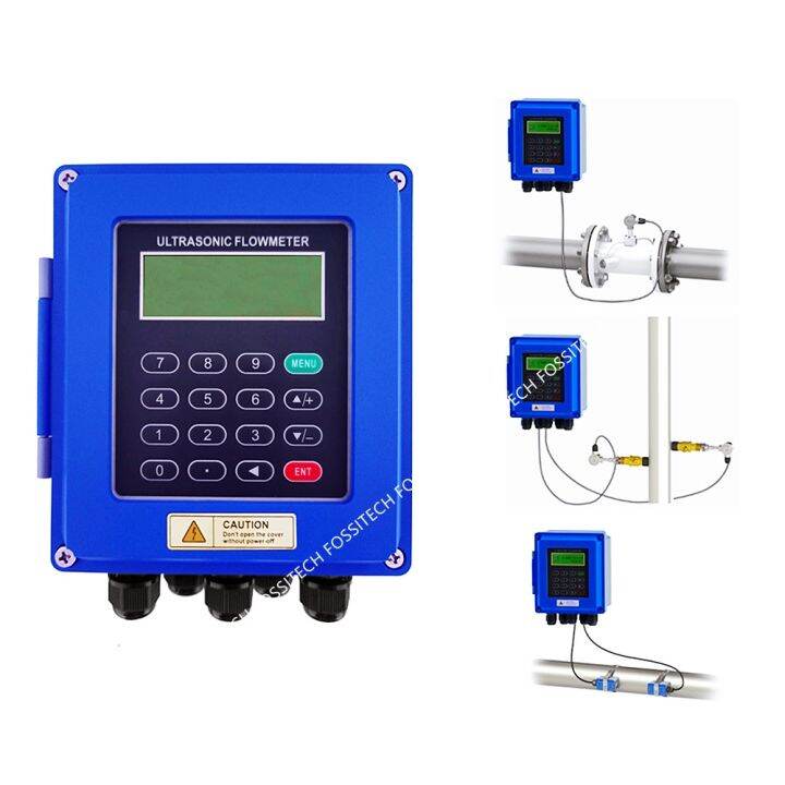 Ultrasonic Flow Meter Water TUF-2000B TS-2 / TM-1 / TL-1-HT Sensor ...
