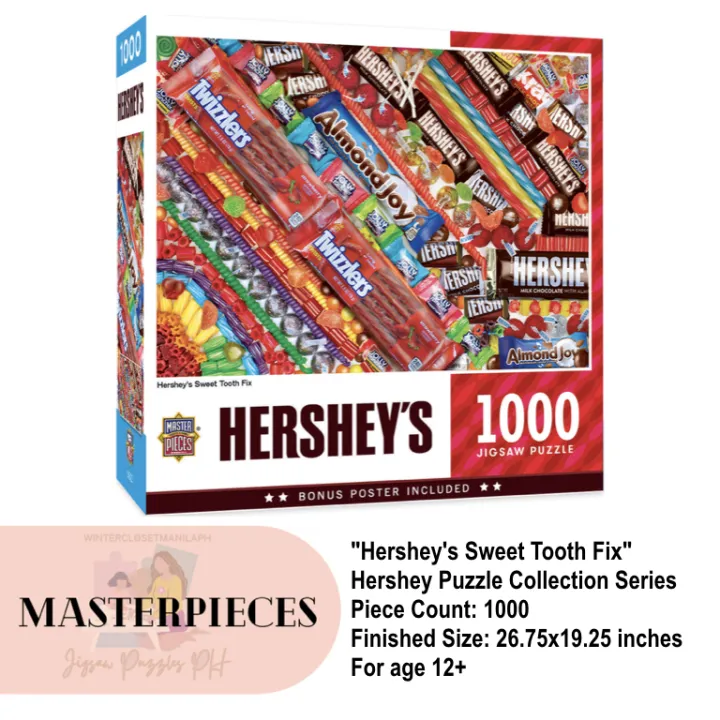 Masterpieces 1000 piece Jigsaw Puzzle - Hersheys Sweet Tooth Fix ...