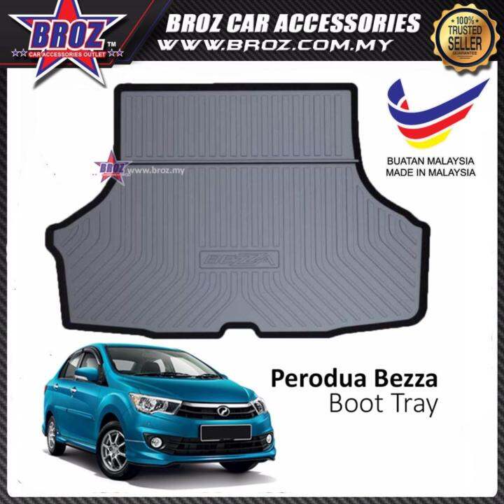 Perodua Bezza ABS Car Rear Boot Trunk Tray | Lazada