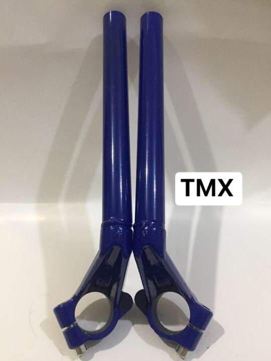 Handle Bar TMX155 31mm big hole Raider Type (blue) pair | Lazada PH