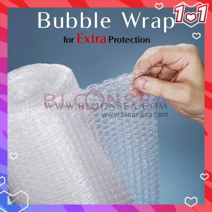 Bubble Wrap For Extra Protection Add On Air Bubbles Tube Roll Wrapping ...