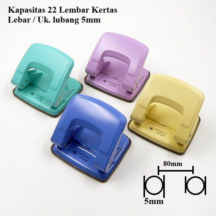 Pembolong Kertas / Pelubang Kertas / Perforator / Alat Pembolong ...