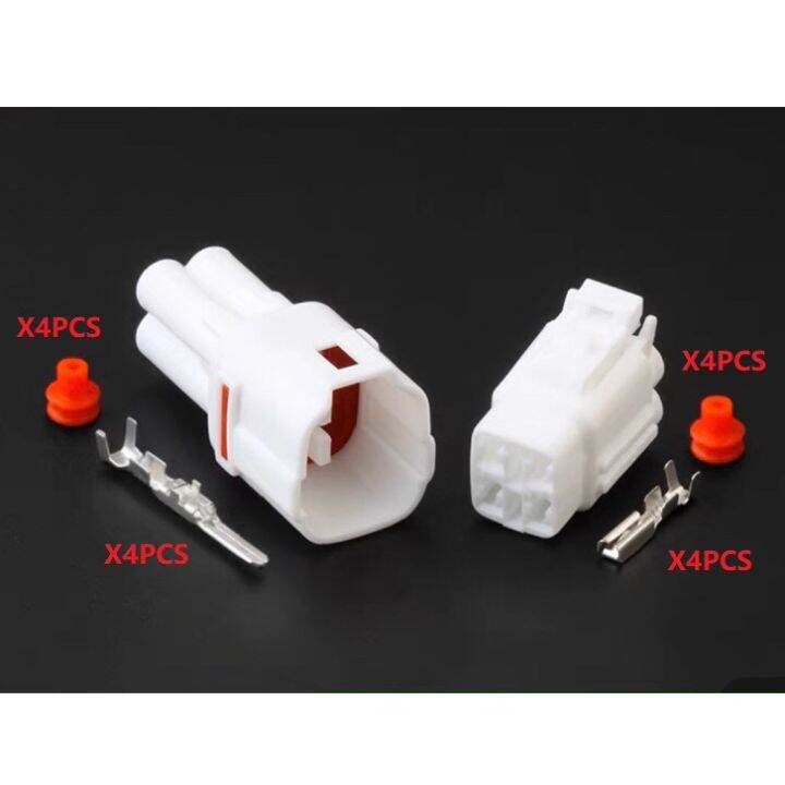 1PCS 4 PIN Toyota Vios 3rd Gen 14 Headlamp Projector Socket Connector ...