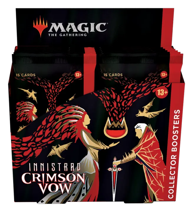Magic: The Gathering Innistrad: Crimson Vow Collector Booster Box | 12 ...