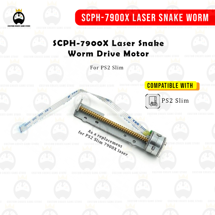 Sony Playstation PS2 Slim SCPH-79000 Laser Snake Worm Drive Motor ...
