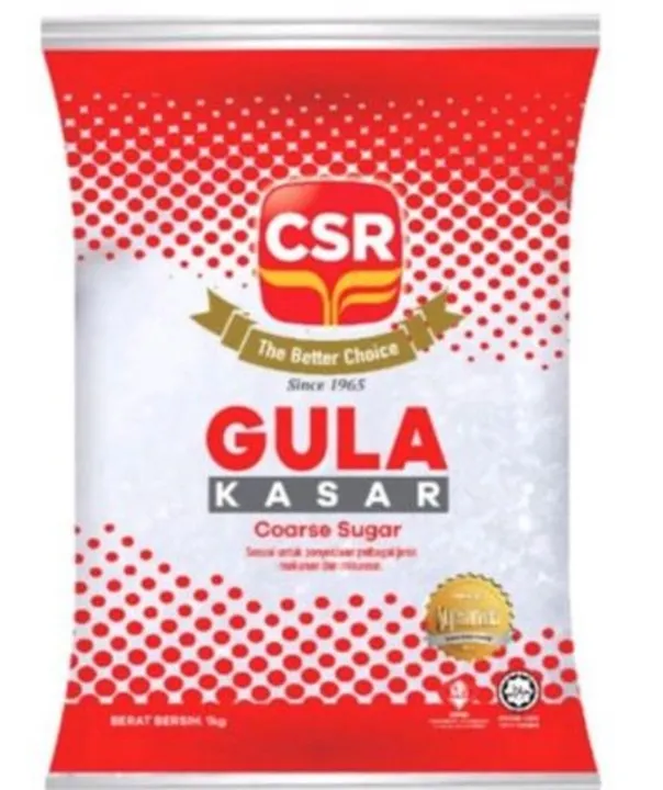 CSR Gula Pasir Kasar l Coarse Sugar 1kg | Lazada