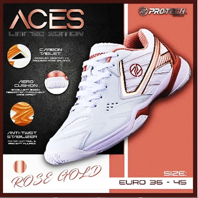 Protech ACES Limited Edition Original Badminton Shoes(1 pair) | Lazada