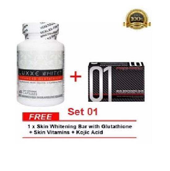 LUXXE WHITE GLUTATHIONE 775mg 60 Capsules with FREE Luxxe Soap 01 | Lazada PH