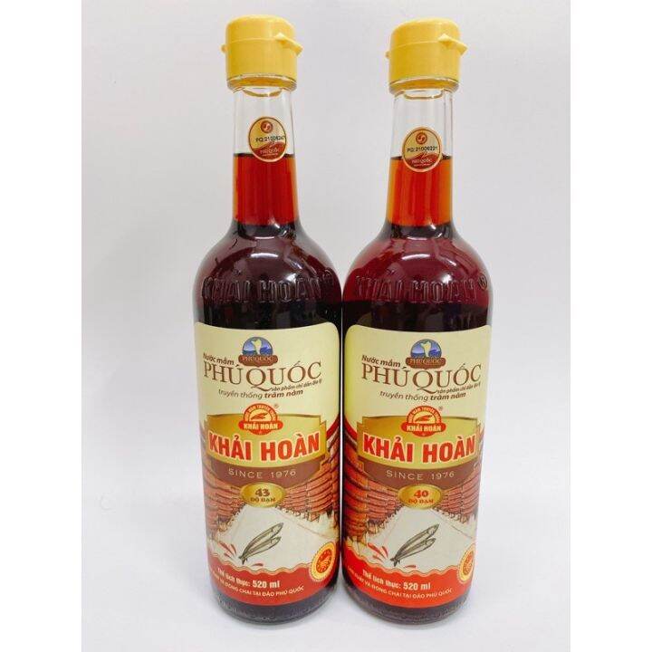 【Vietnamase】Khai Hoan Phu Quoc Khai Hoan 40 - Preminum Fish Sauce - Sos ...