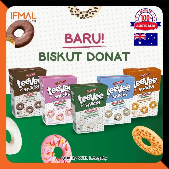 Arnott’s TeeVee Snacks Krispy Kreme Biscuits 165g | Lazada