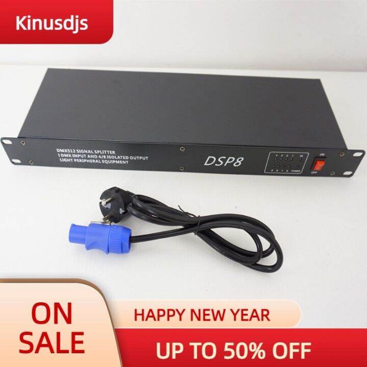 Stage Light Controller DMX512 Splitter Light Signal Amplifier Splitter Splitter 8I DMX ...